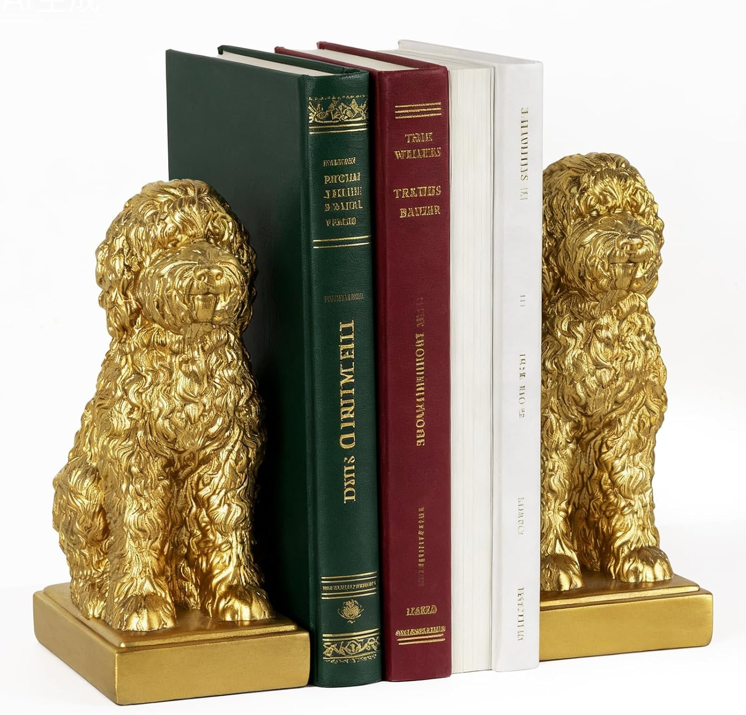 Hidove Poodle Bookends for Shelves, Book for Heavy Books, Poodle ...