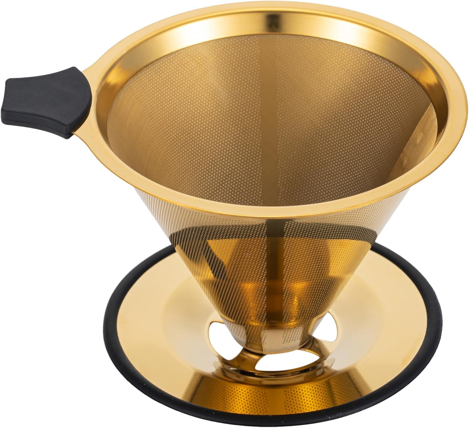 Hidove Pour Over Coffee Dripper Steel Pour Over Drip Paperless Coffee ...