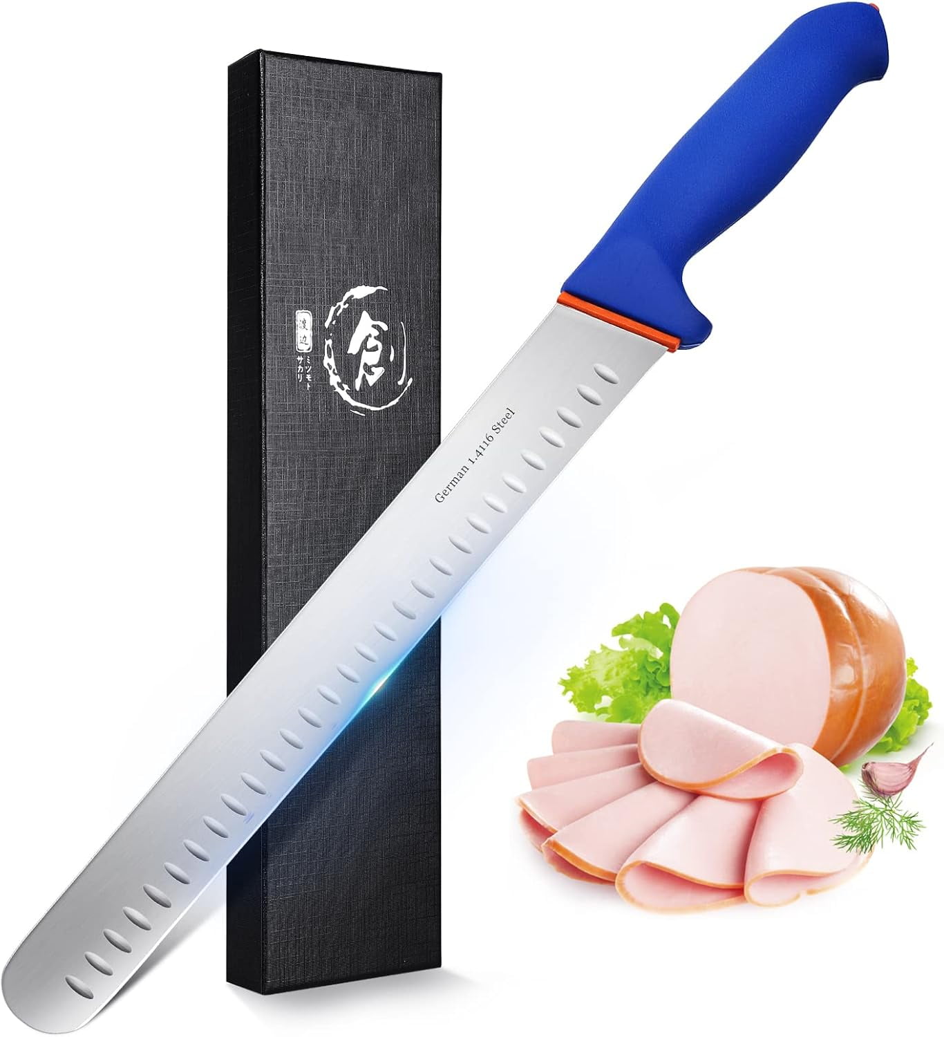Hidove Premium Sling Brisket Knife 12 in Sler Knife for Meat Cutting ...