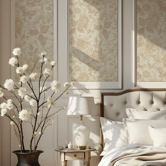 Hidove Rose Floral Wallpaper European Style Wall Decor Furniture ...