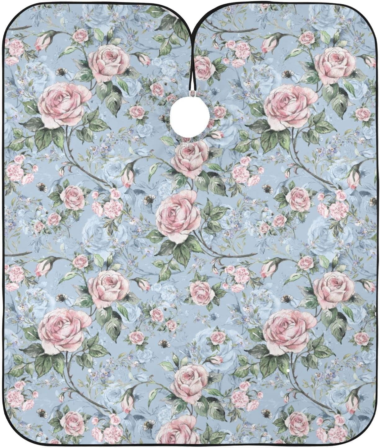 Hidove Roses and Peonies Waterproof Barber Cape for Men Adjustable Neck ...