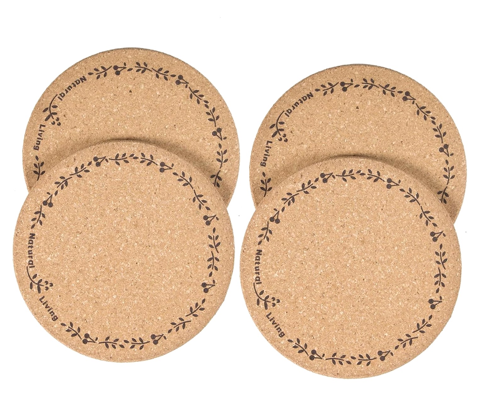 Hidove Round Cork Trivet Hot Pad for Kitchen, Dishes, Pots, Pans ...