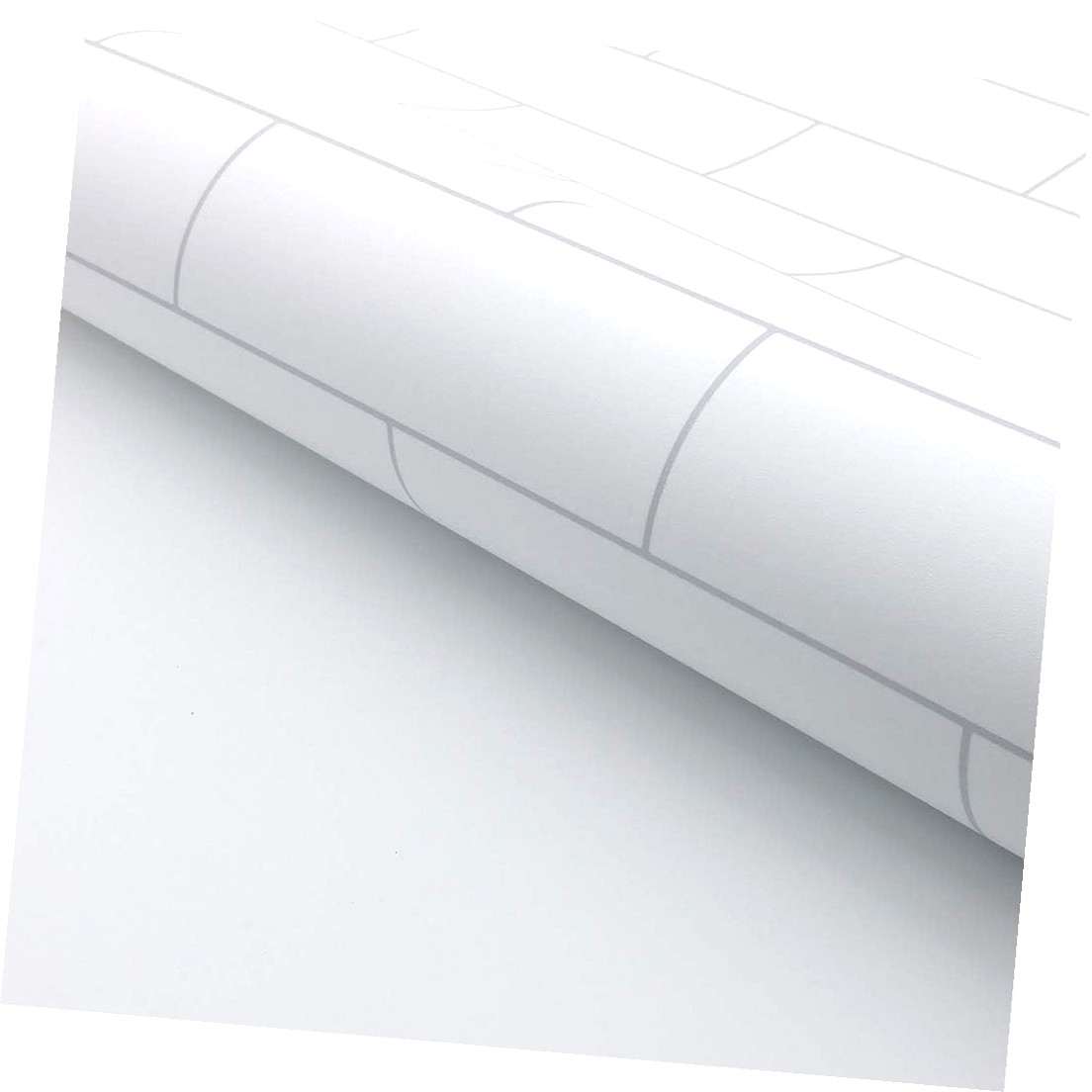 Hidove Self-Adhesive White Brick Wall Tiles Wallpaper for Bedroom and ...