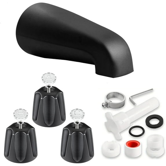 Hidove Shower Kit, Sub 3 Shower Knobs (hot//split), with Verve Handle ...