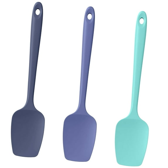 Hidove Spoon Spatulas Set, 600° -Resistant Non-Stick Rubber Spoonulas ...