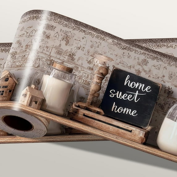 Hidove Sweet Wallpaper Border 196x4 Inch Self-Adhesive Wall Border ...