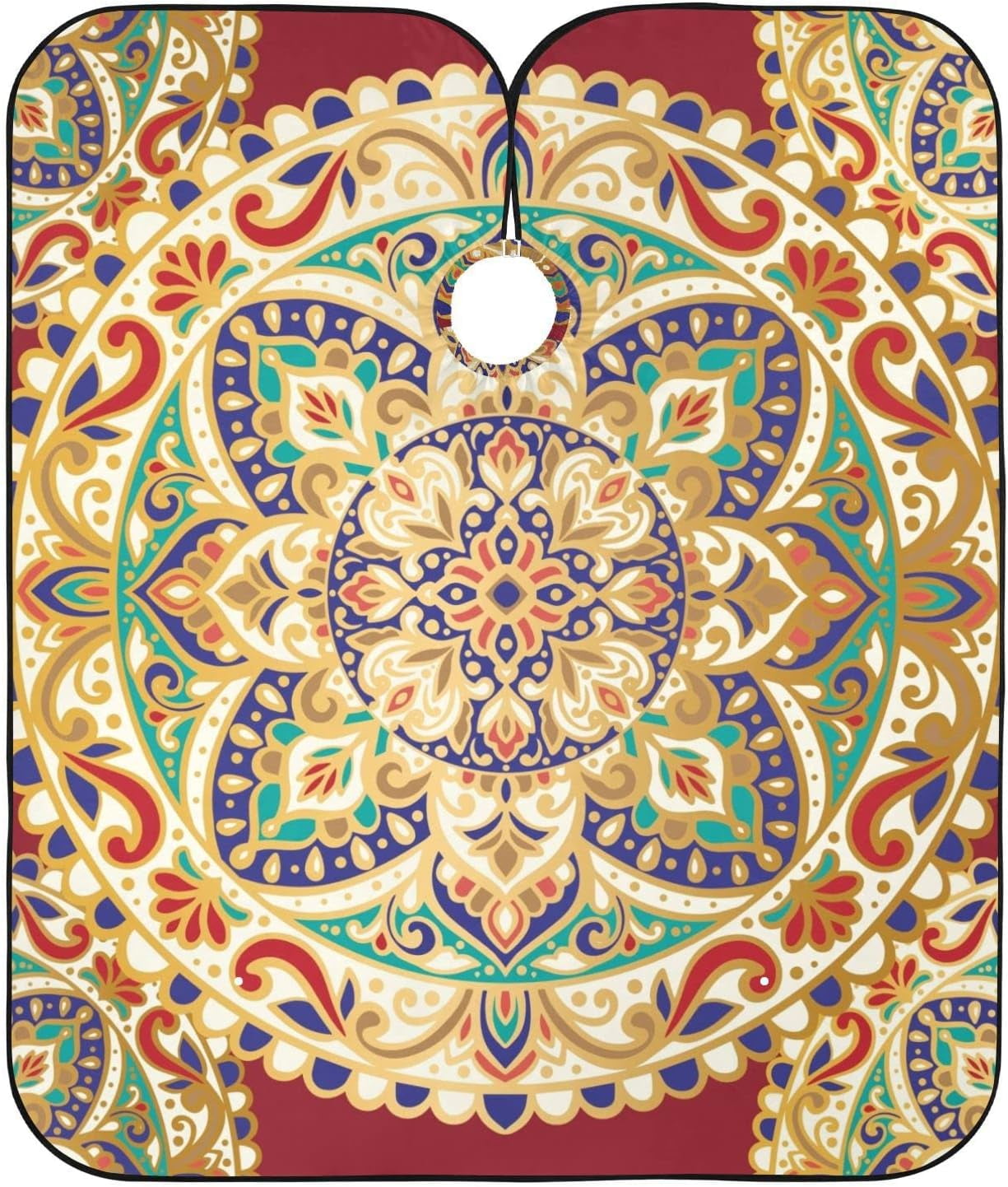 Hidove Turkish Floral Waterproof Barber Cape for Men Adjustable Neck ...