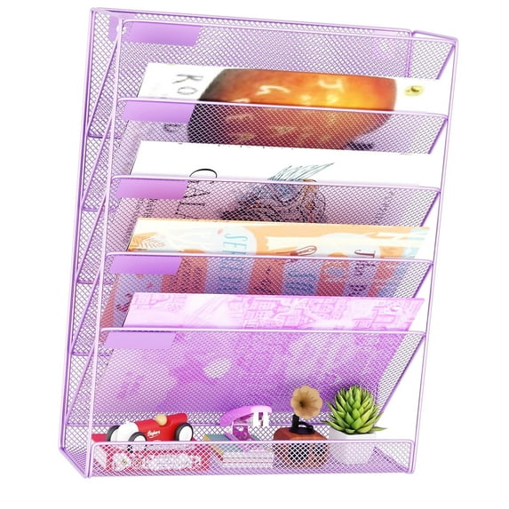 Hidove Wall File Organizer Holder Hanging Paper Document Holder ...