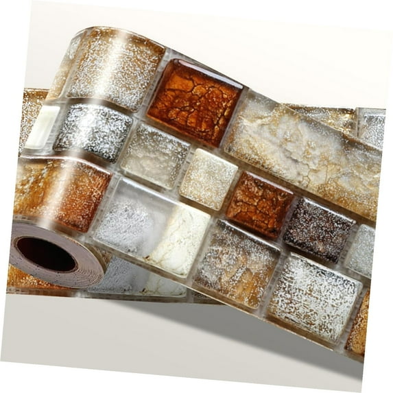 Hidove Wallpaper Border 196x4 Inch and Stick Wall Border, Brown Beige ...