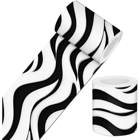 Hidove Wallpaper Border and Stick Wall and White Strip for Bathroom ...