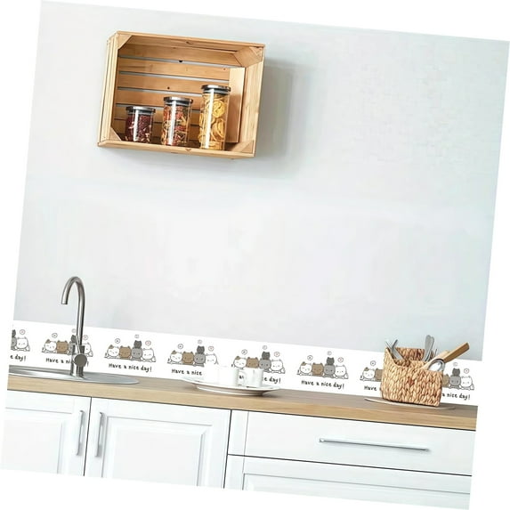 Hidove Wallpaper Border for Kitchen Room, Removable Wall Decor Border ...