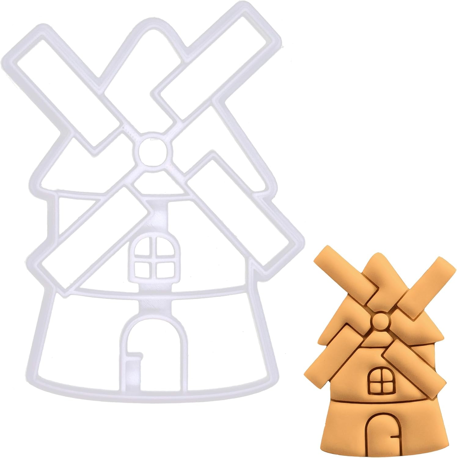 Hidove Windmill Cookie Cutter Detailed Biscuit Cutter Design for Baking ...
