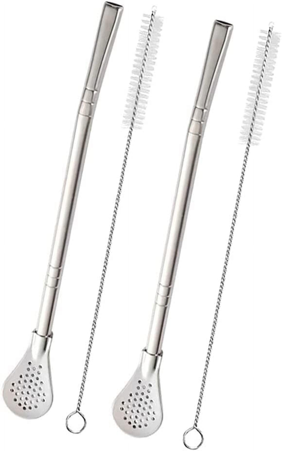 Hidove Yerba Mate Bombilla Straw, Steel Drinking Straws with Filter ...