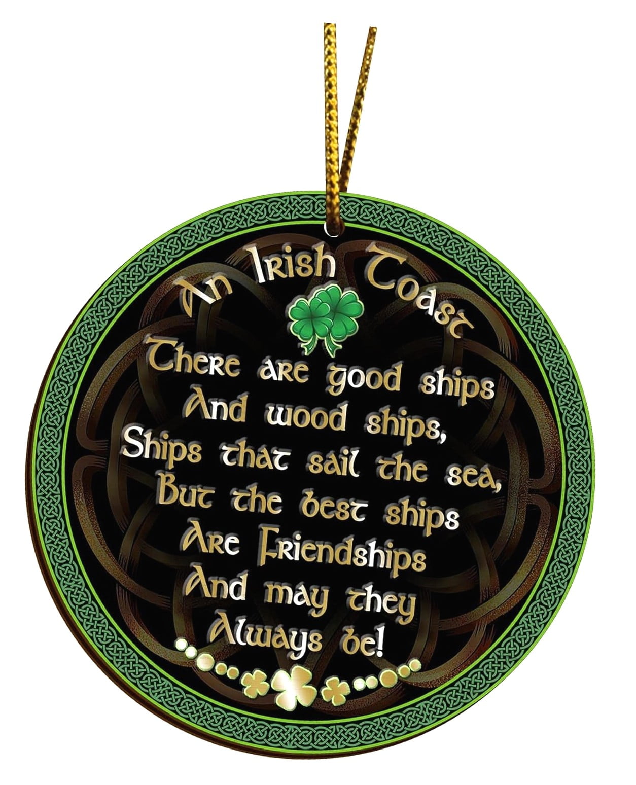 Hidove rish Proud Irish Wooden Ornament, Irish Blessing, Irish ...