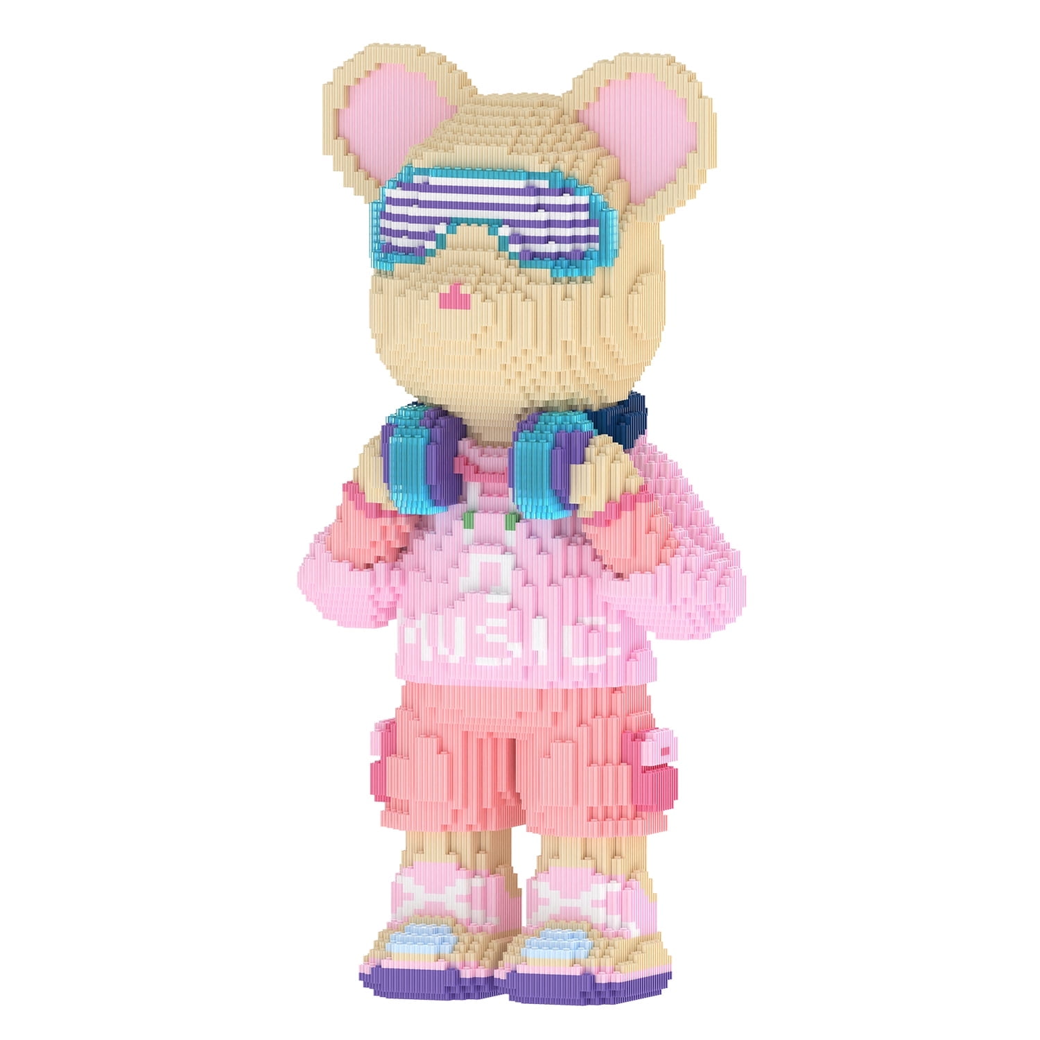 Hidpriva 4500PCS Bear Building Blocks Bear Display Model, Micro 4D ...