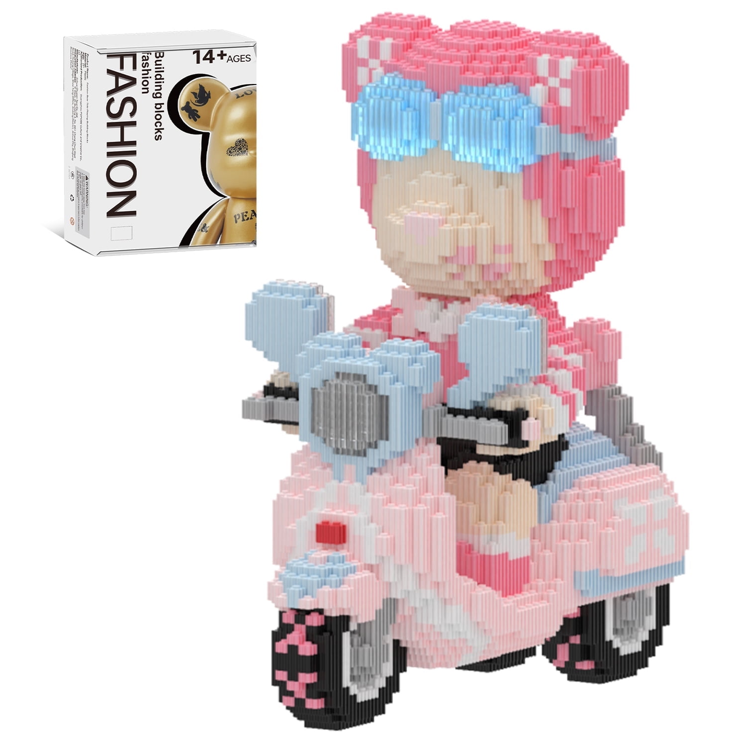 Hidpriva 5000PCS Bear Building Blocks,Home & Office Decor Bear Display ...