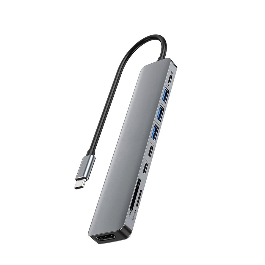 Hiearcool USB C Hub, USB-C Multi-Port Adapter for MacBook Pro, 7IN1 USBC to HDMI Hub Dongle ...