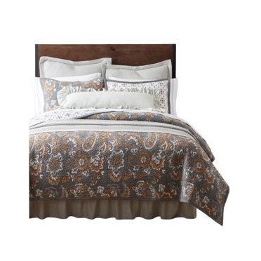HiEnd Accents Rebecca 3 Piece Quilt Set with Pillow Shams, Super King ...