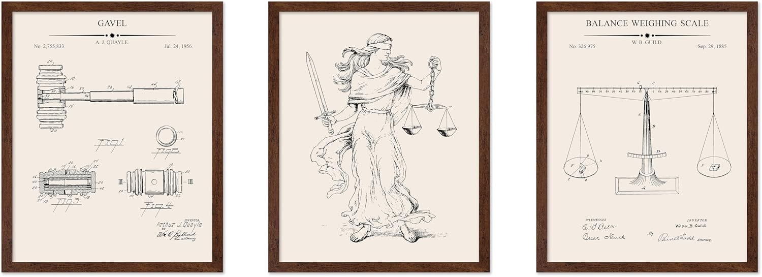 Hieng 3Piece Bridge Blueprint Poster Bridge Construction Patent Print ...
