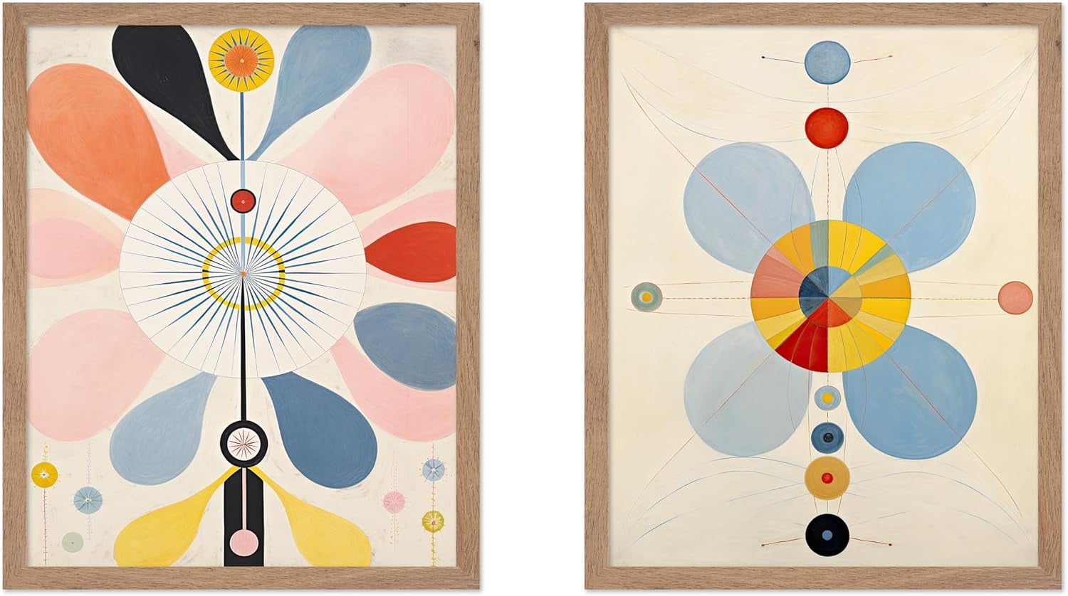 Hieng 3Piece Dog Print Balloon Poster Modern & Pop Art Butterfly Wall ...