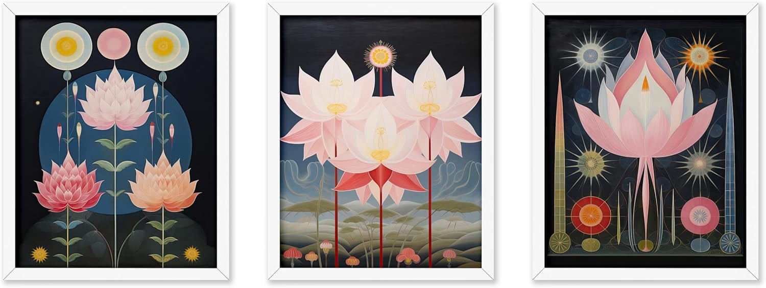 Hieng 3Piece Dog Print Balloon Poster Modern & Pop Art Butterfly Wall ...