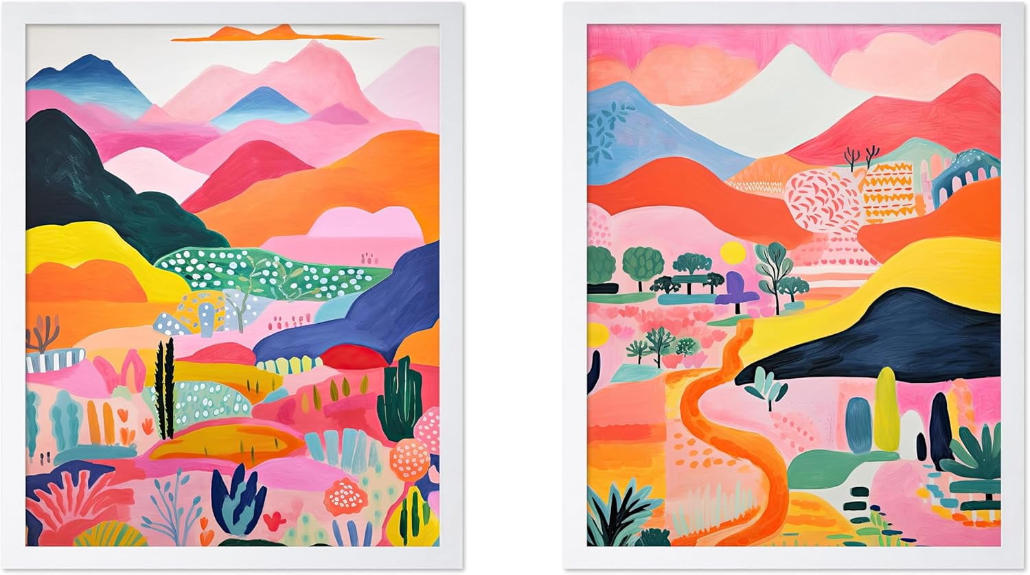 Hieng 3Piece Dog Print Balloon Poster Modern & Pop Art Butterfly Wall ...