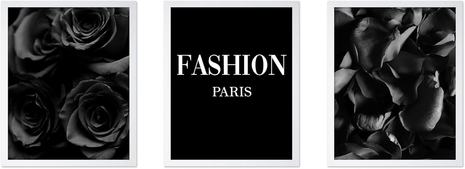 Hieng 3Piece Fashion Poster Hair Style Print Modern Art Trendy Art Gift ...