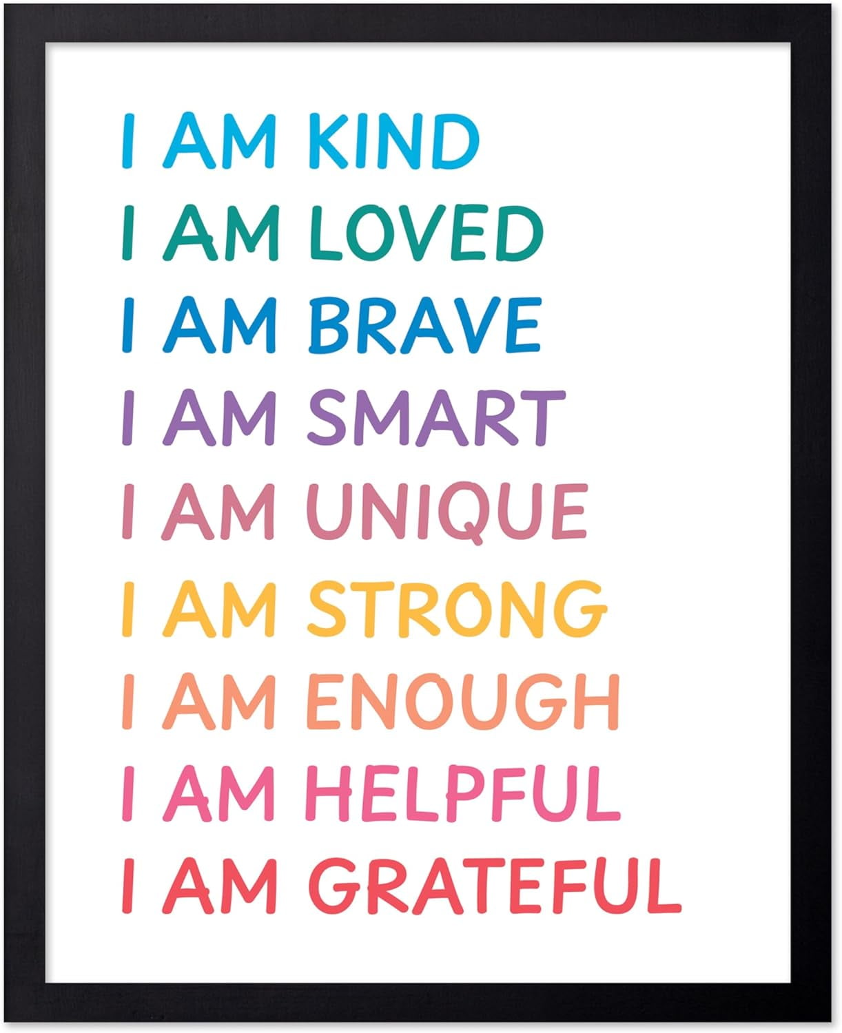 Hieng 3Piece Play All Day Poster Rainbow Print Sun Art Clouds ...