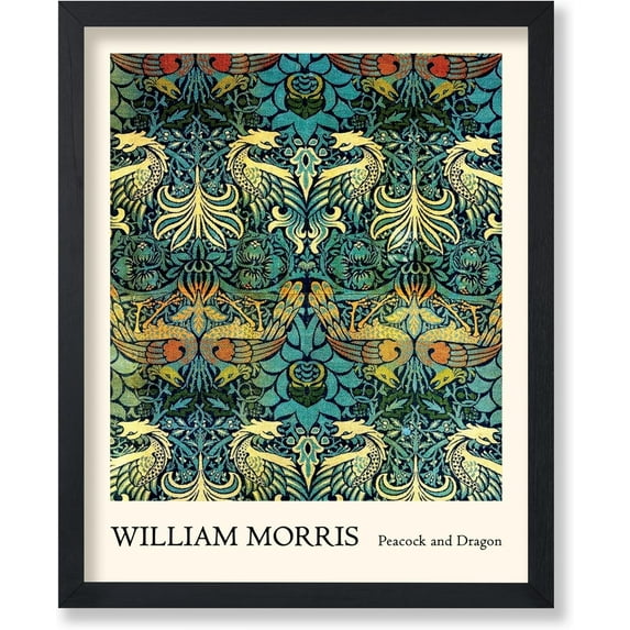 Hieng 3Piece Vintage William Morris Poster Retro Strawberry Thief Print ...