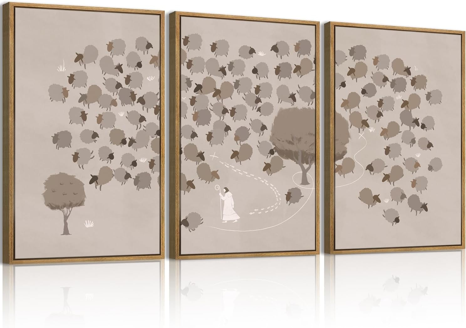 Hieng Christian Wall Art Large Jesus Easter Bible Verse Art Prints ...