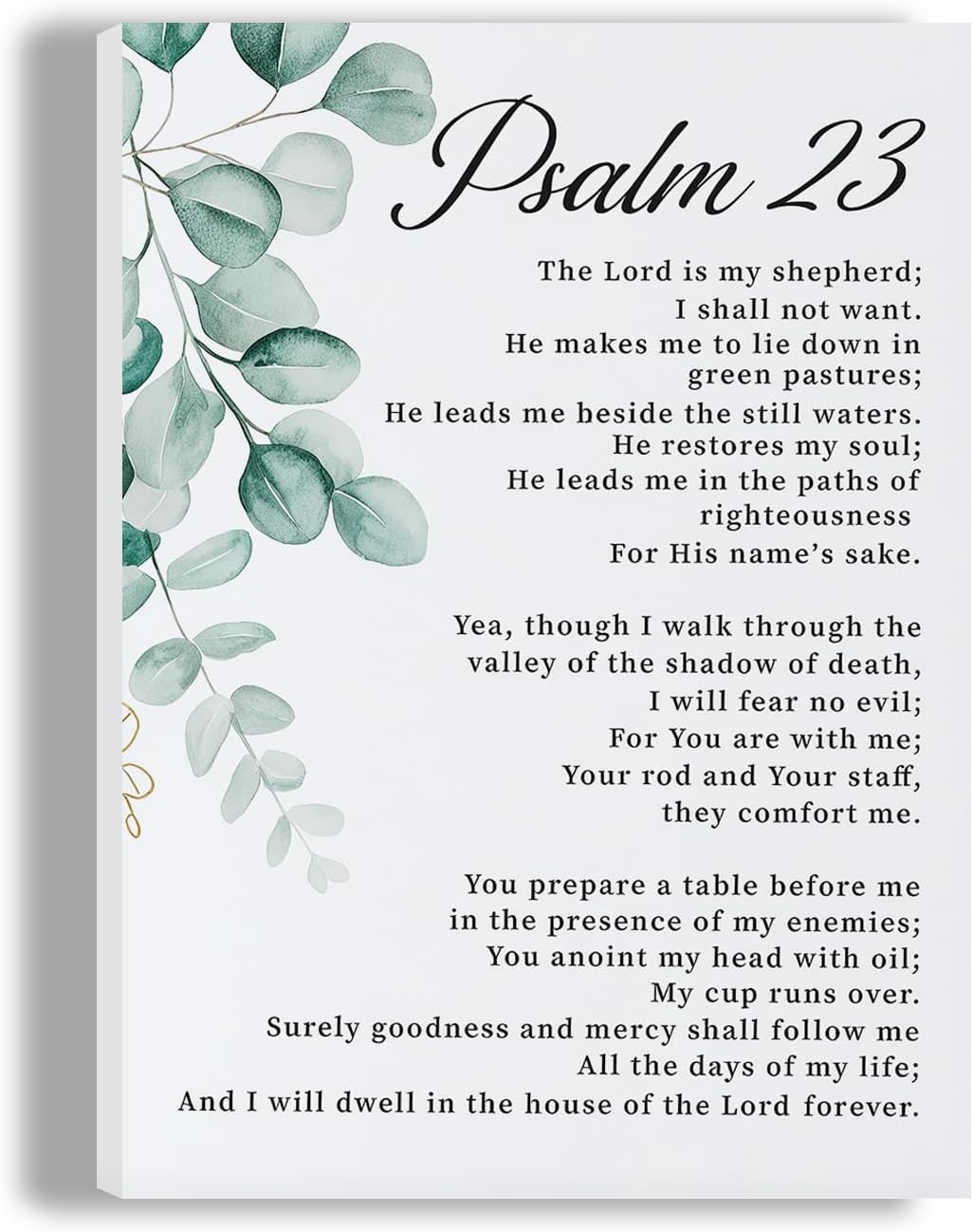 Hieng Framed Christian Bible Scripture Wall Art Set of 3, Flower Marke ...
