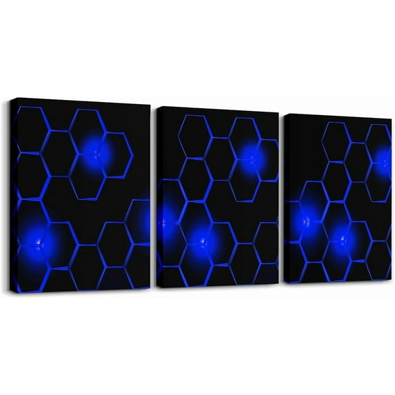 Hieng Gamer Canvas Wall Art for Living Room Game Controller Picture ...