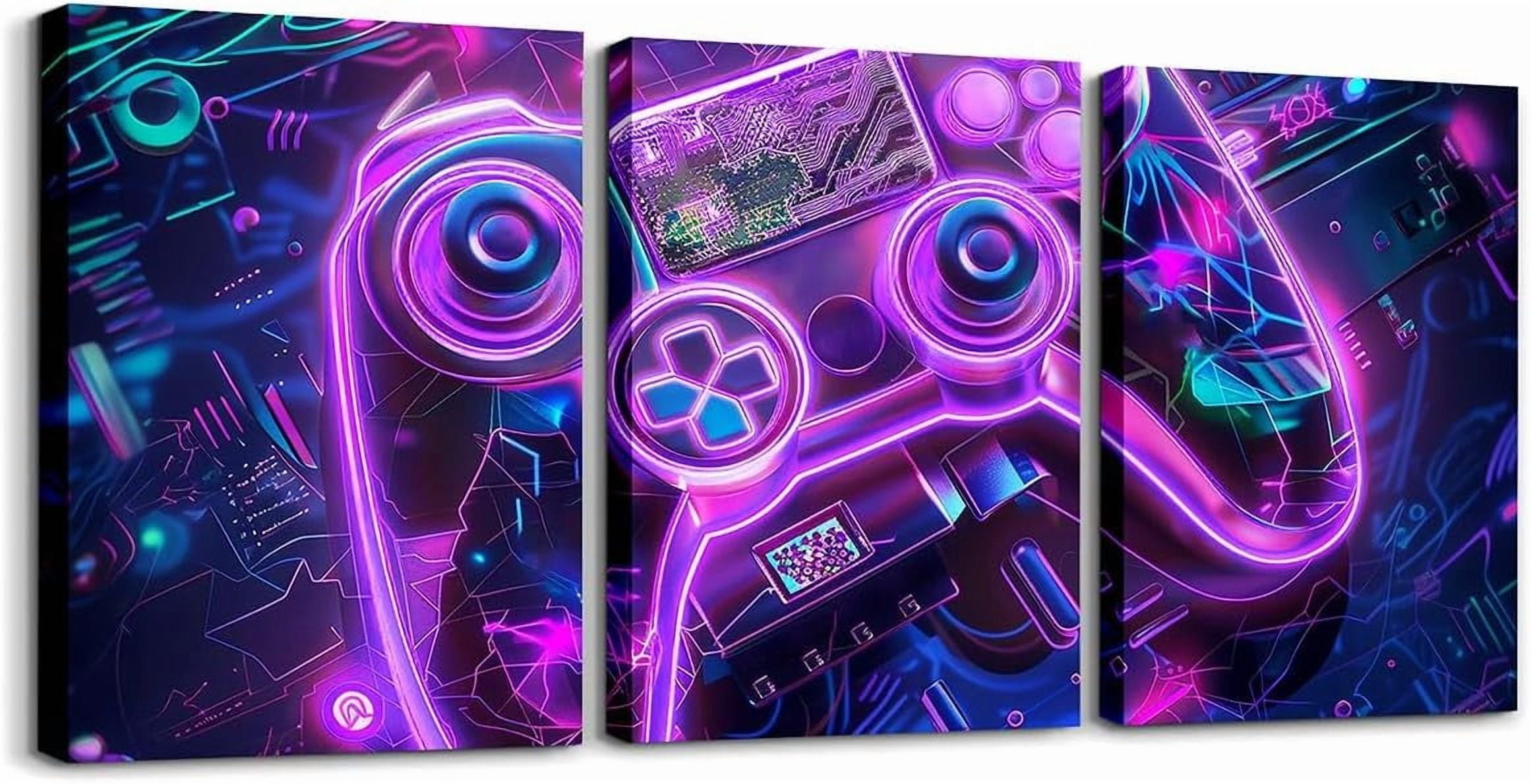 Hieng Gamer Wall Painting Posters and Prints Gaming Picture Wall Decor ...