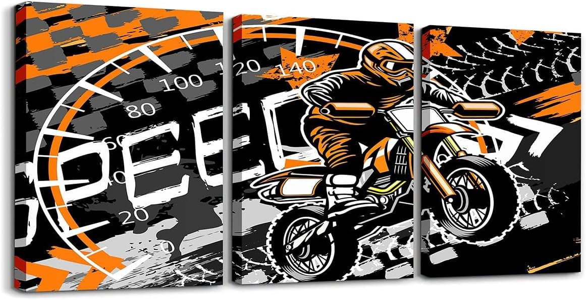 Hieng Green Race Sports Car Canvas Wall Hieng for Living Room Racing ...