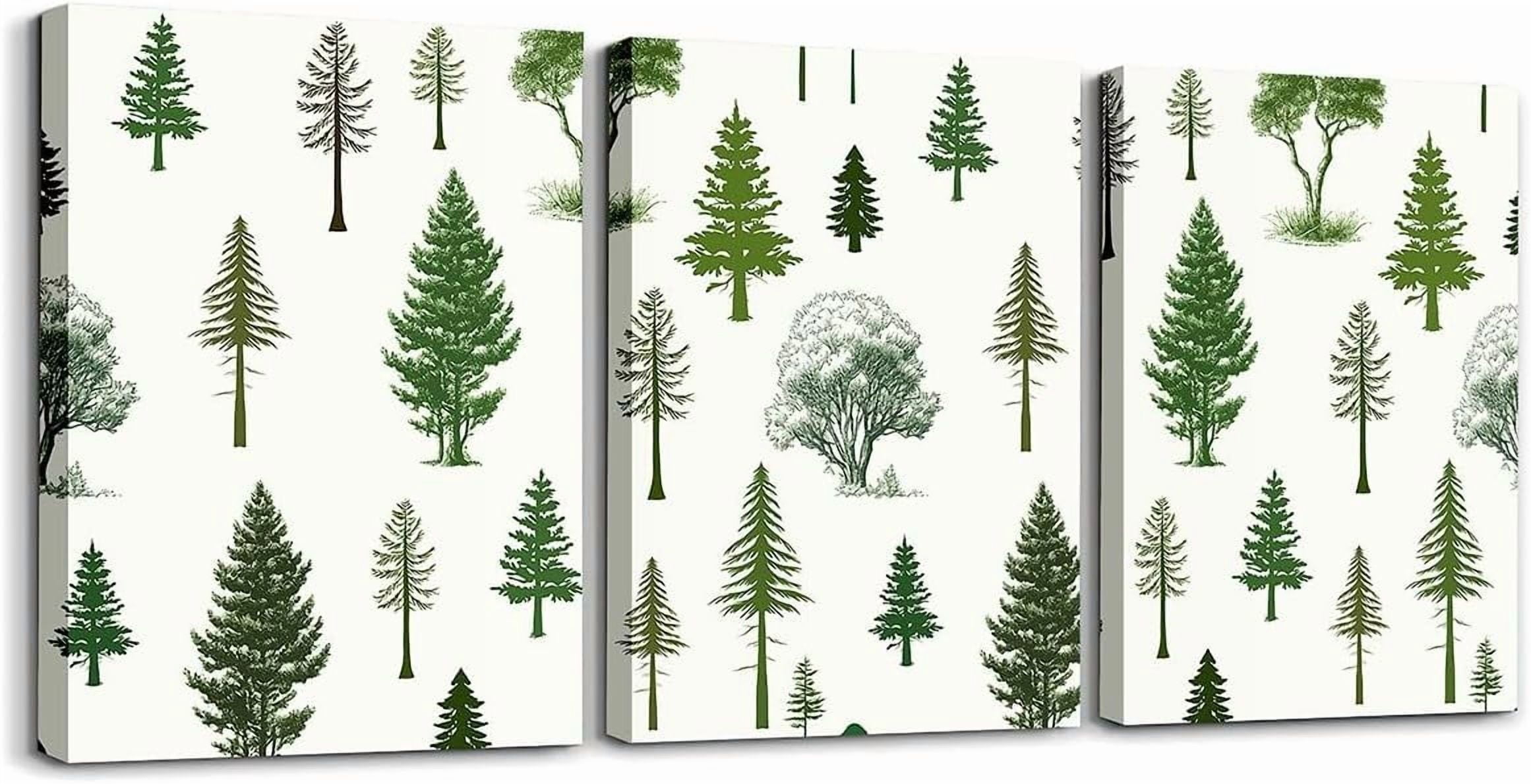 Hieng Kids Mermaid Canvas Painting Ocean Life Sea Animal 3Pieces Wall ...