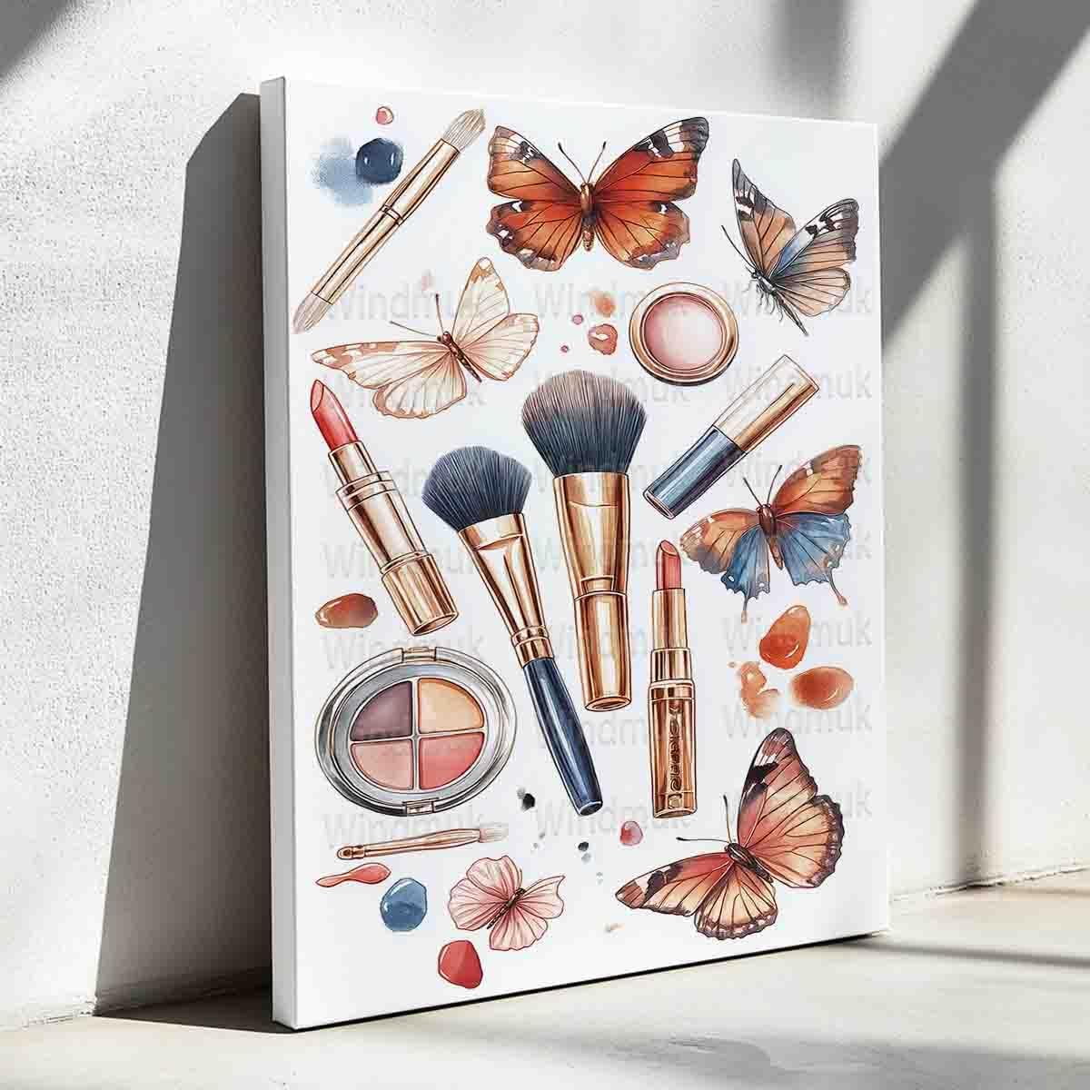 Hieng Makeup Art Print for Beauty Salon Decor Stylish Wall Decor for Makeup Artists and Studios ...