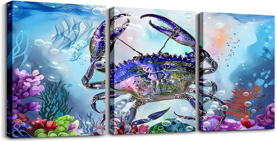 Hieng Manatee Canvas Wall Hieng for Living Room Bedroom,Marine life ...