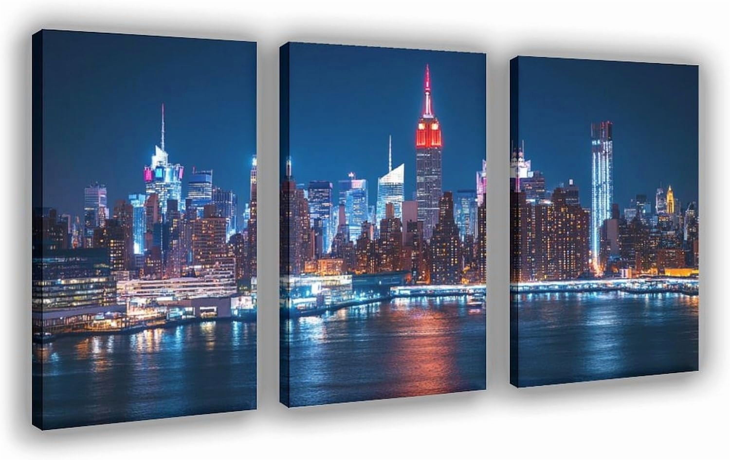 Hieng New York City Skyline Backgroundless Wall Art Manhattan ...