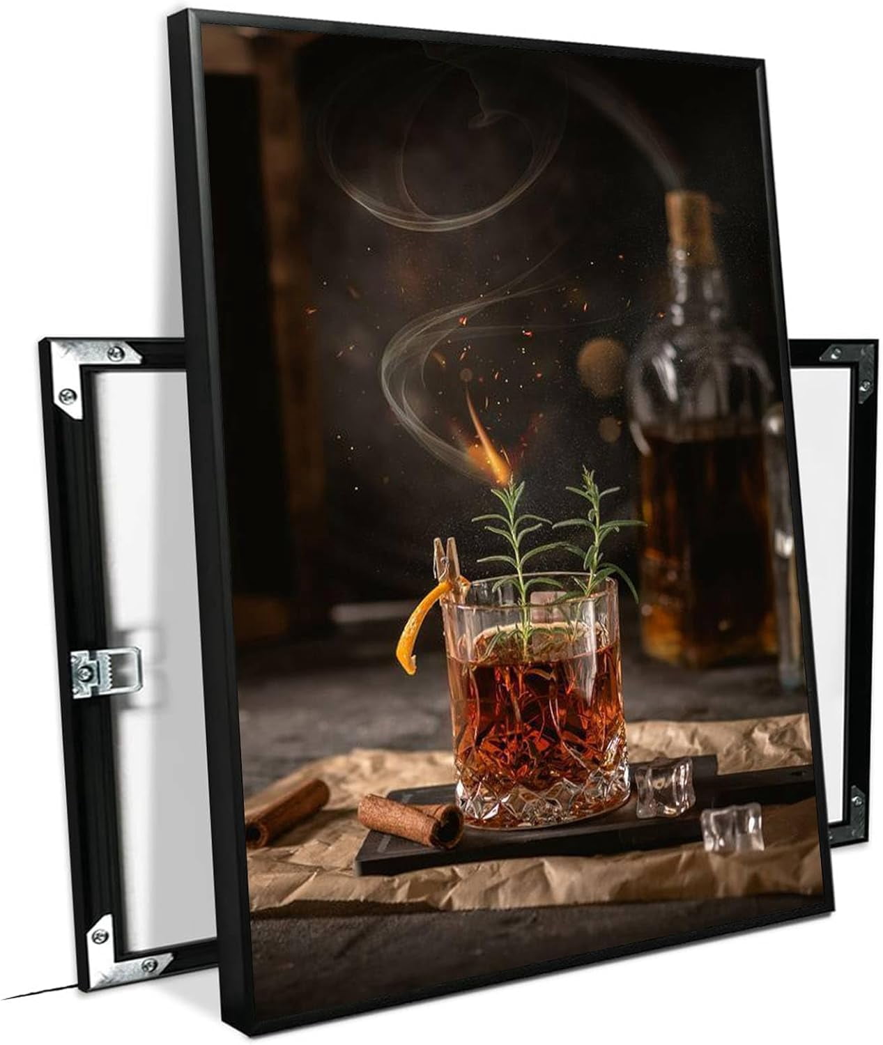 Hieng Premium Whiskey Ice Wall Art Print Sophisticated Drinking Culture ...