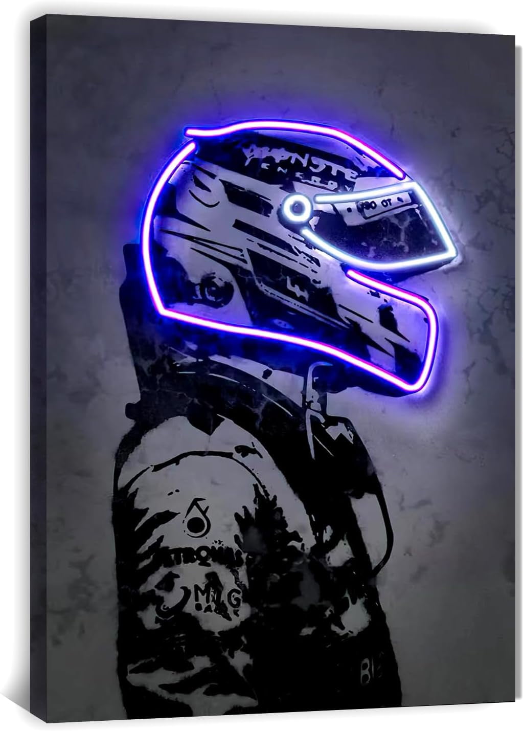 Hieng Racing Superstar Wall Decor Canvas Prints- Set Sports Painting ...