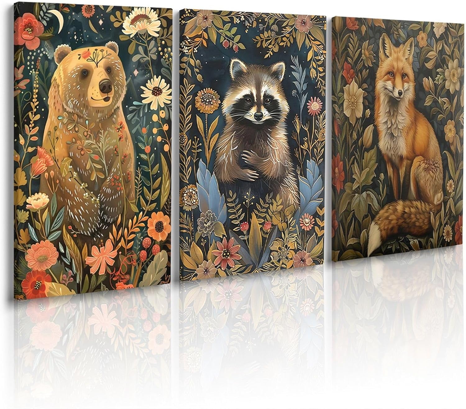 Hieng William Morris Wall Hieng Forest Animal Canvas Prints Wall Hieng ...