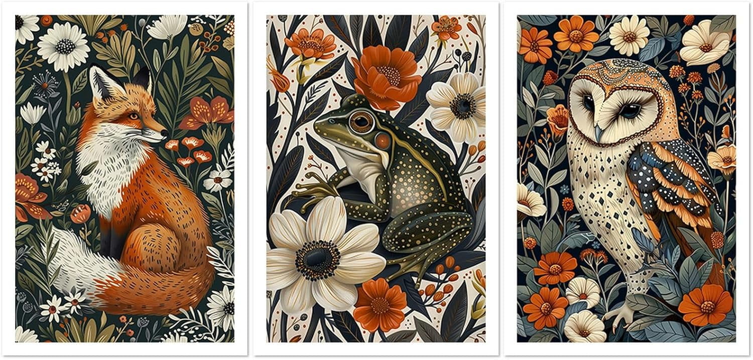 Hieng William Morris Wall Hieng Forest Animal Canvas Prints Wall Hieng ...