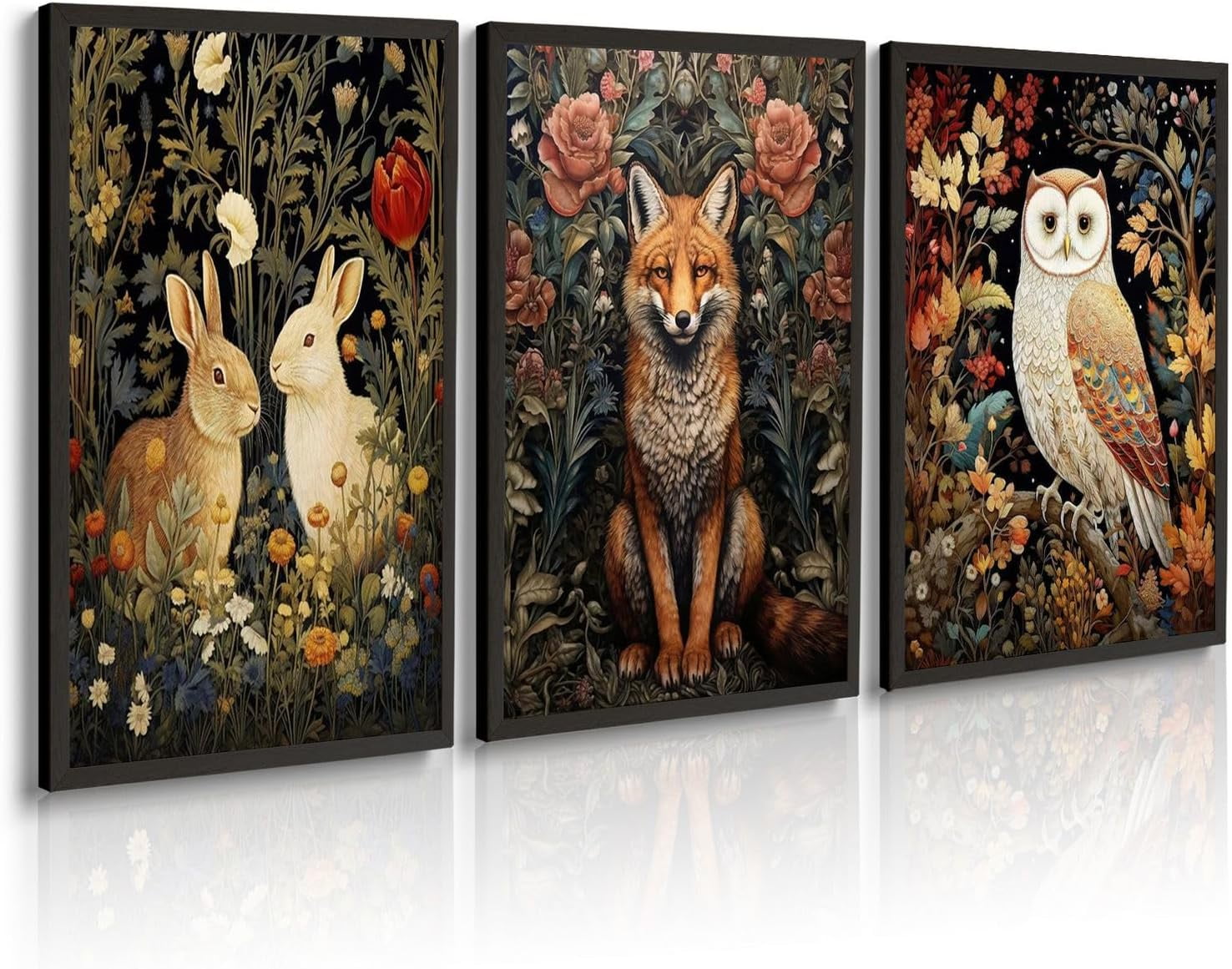 Hieng William Morris Wall Hieng Forest Animal Canvas Prints Wall Hieng ...