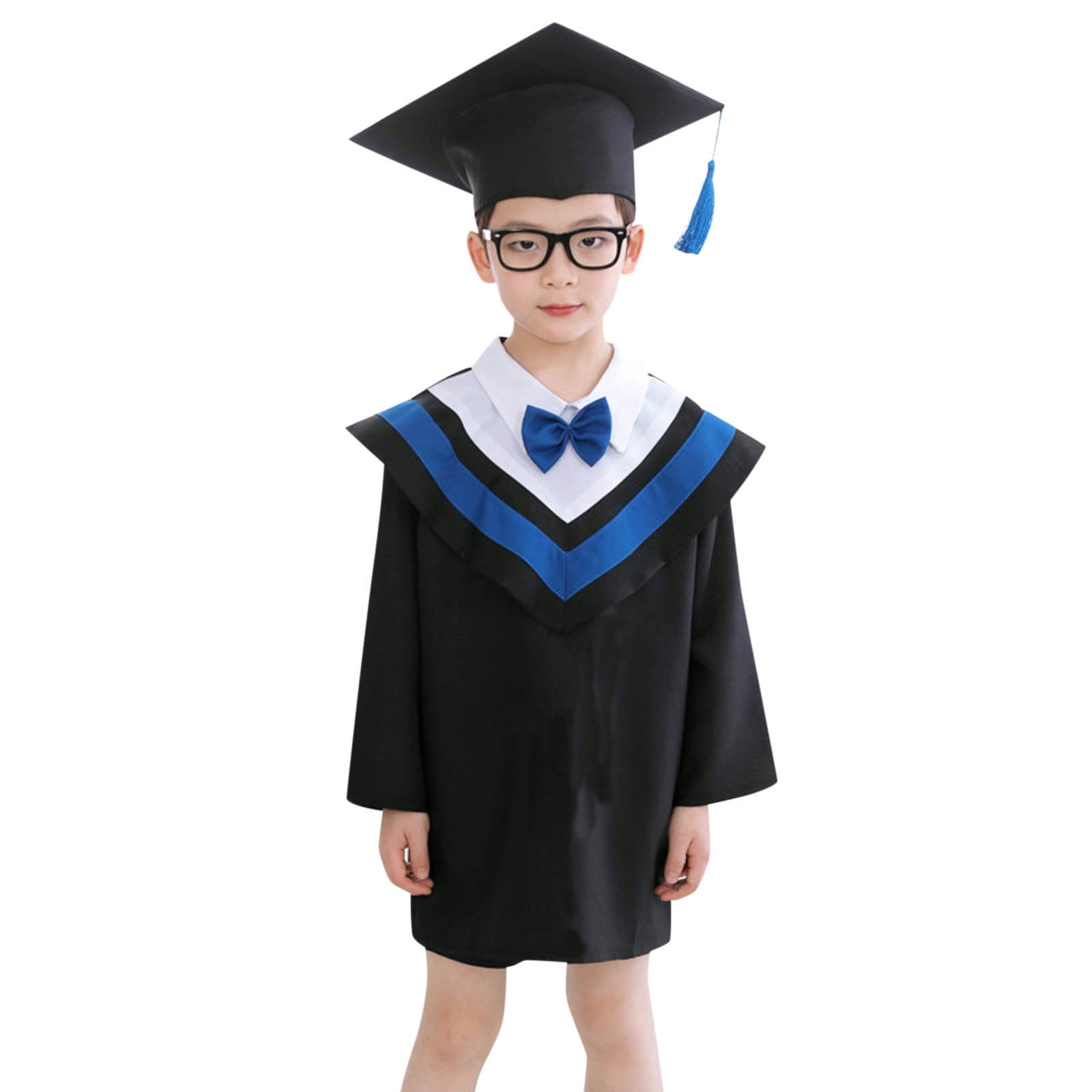 Hienoo Boys Girls Preschool Kindergarten Graduation Gown Cap Set with ...