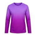 Hienoo Boys Gradient Long Sleeve Rash Guard UPF 50+ Lightweight Swim ...