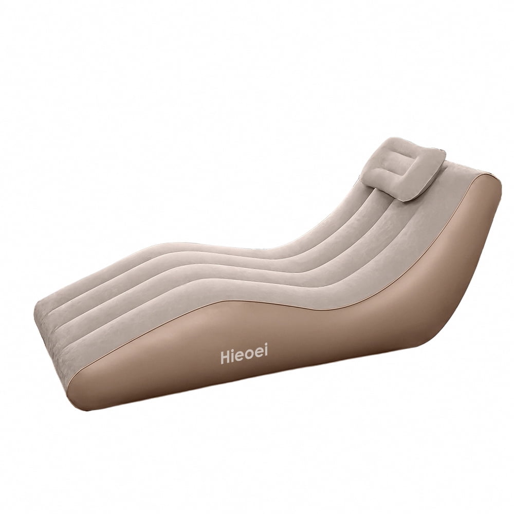 Hieoei Inflatable furniture, Auto Inflatable Lounger Air Sofa, Portable ...