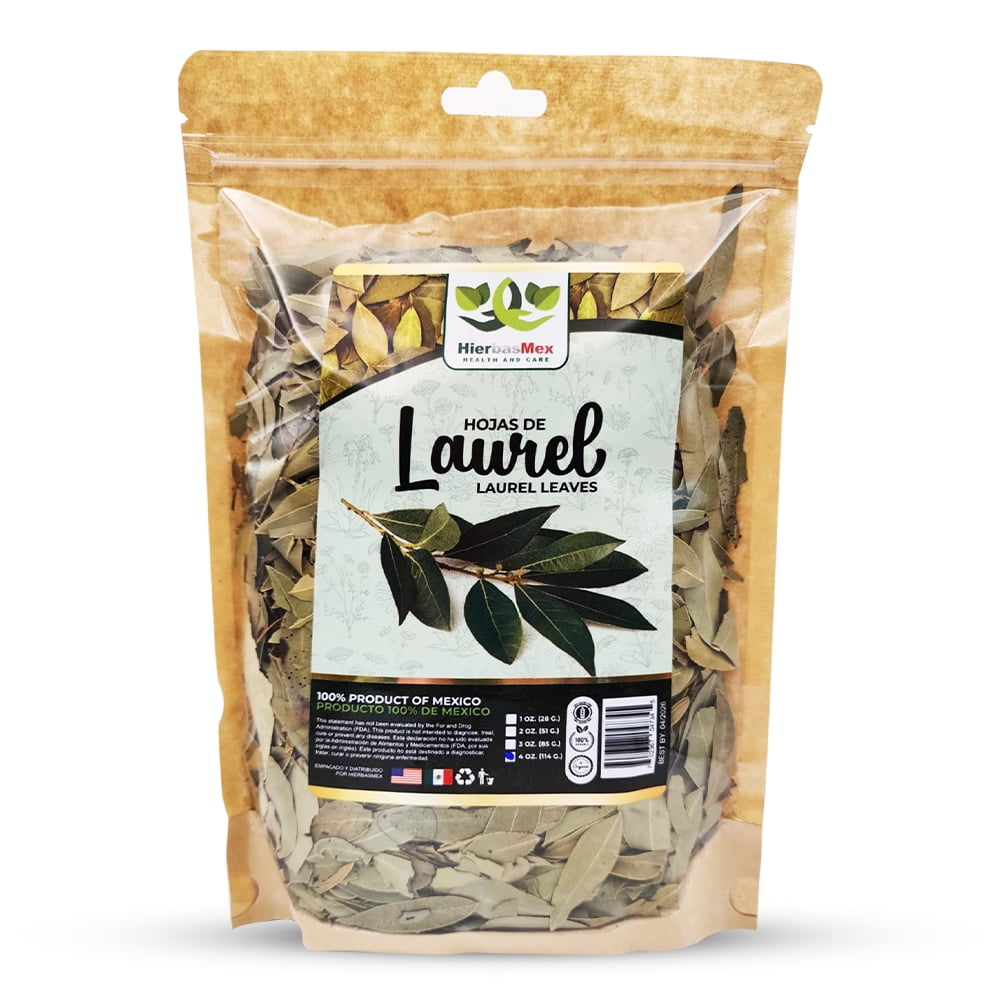 HierbasMex Hojas de Laurel Dried 4 onzas - Walmart.com