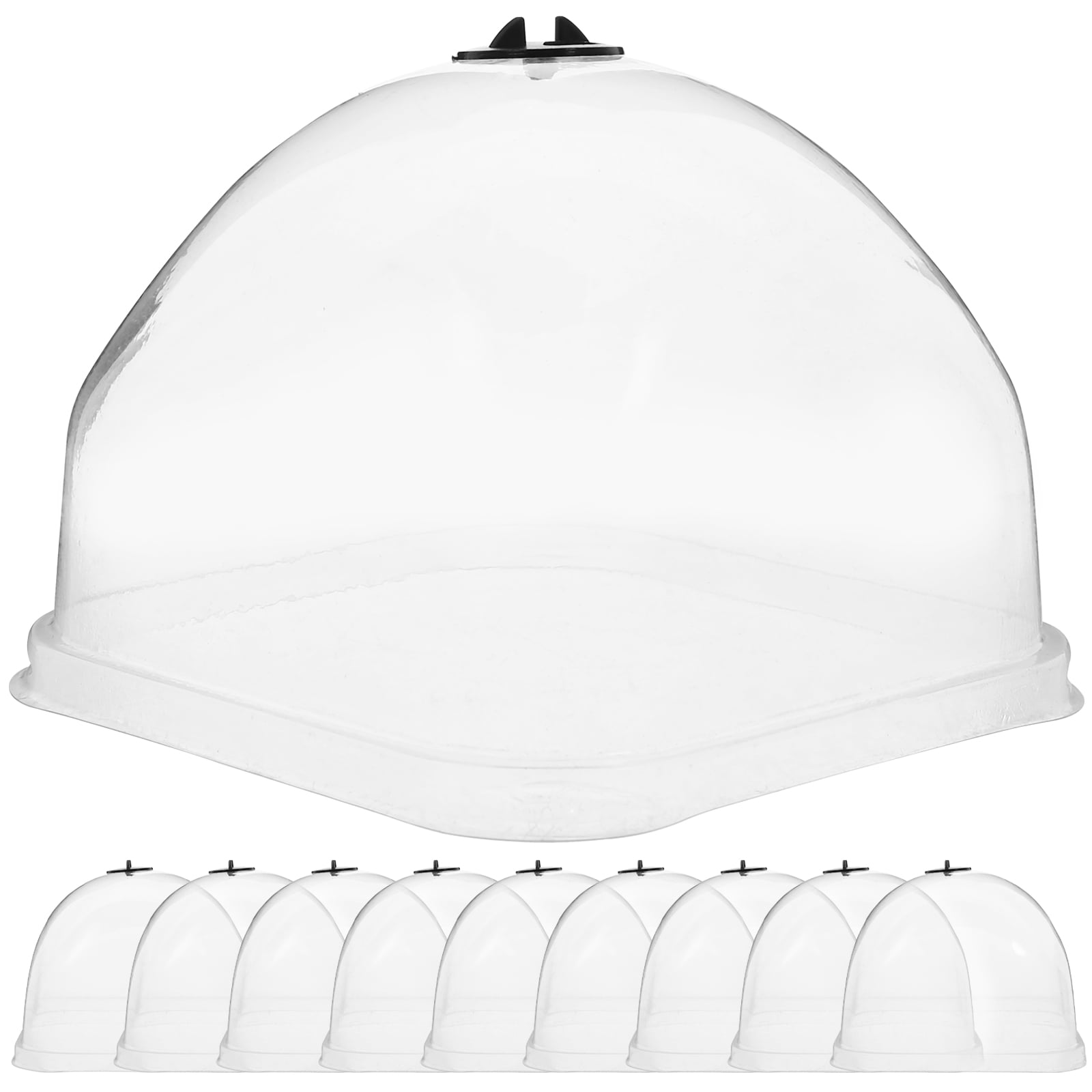 Hieromout 10Pcs Garden Cloche Dome Breathable Plants Dome Plant Nursery ...