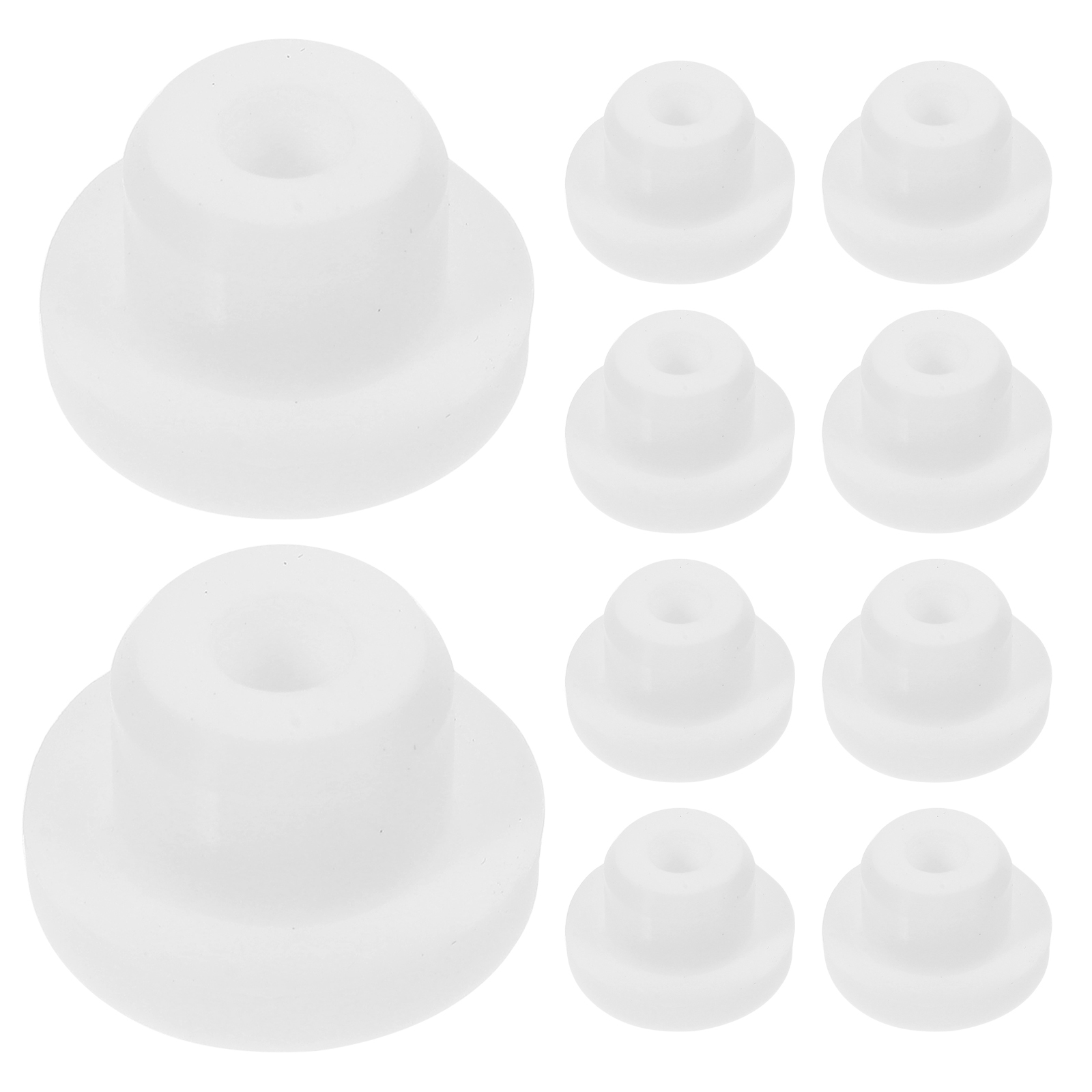Hieromout 10pcs Hole Bungs Silicone Hole Plugs Seal End Caps Round ...