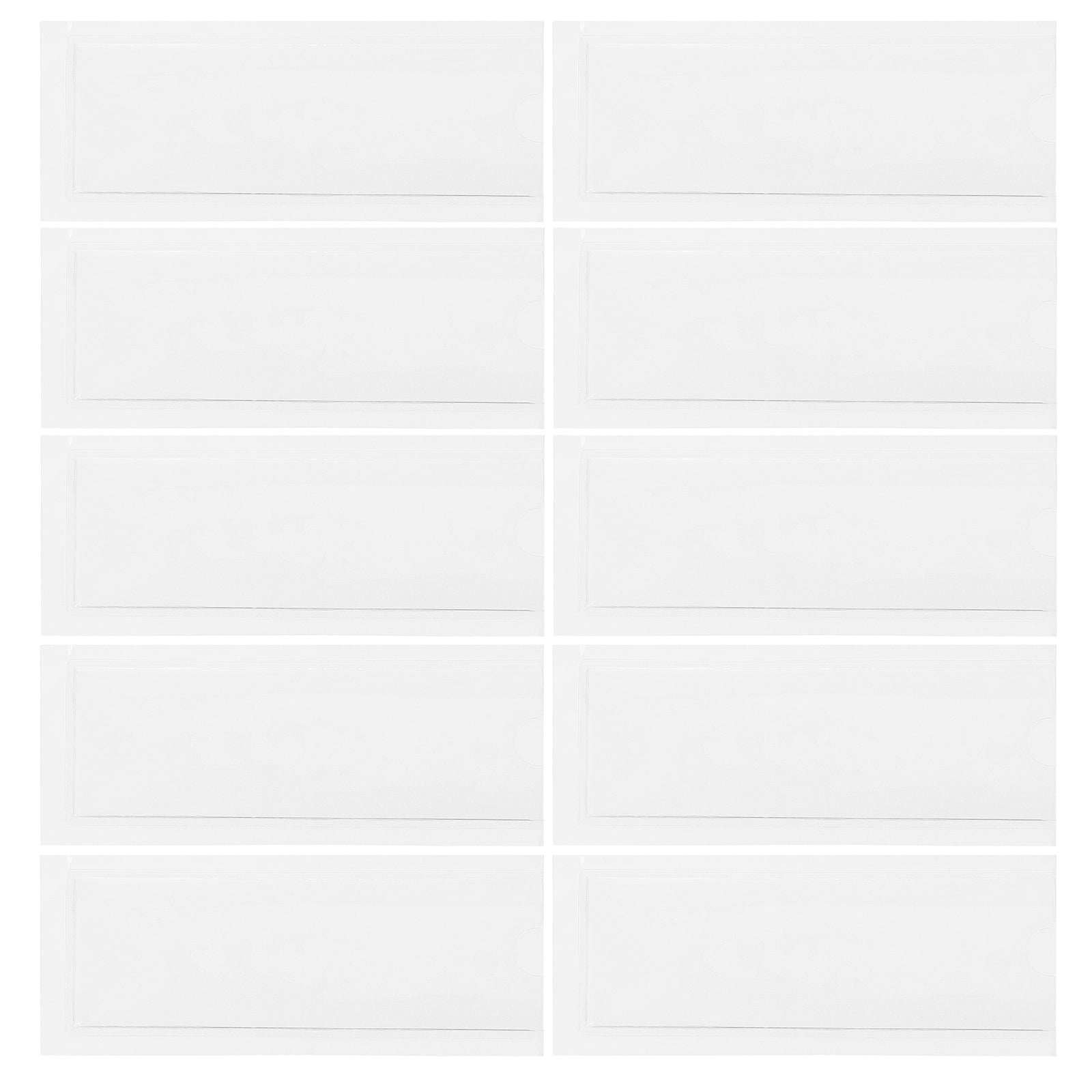 CTIRCHIU Transparent Self-Adhesive PVC Card Holders for Keeping Cards ...